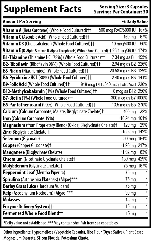 Daily Multivitamin – Synergy Wellness Formulas